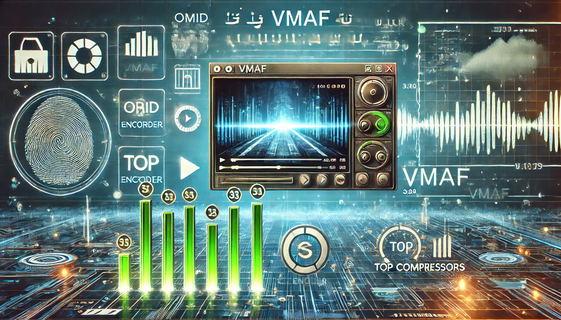 آزمایش VMAF؛ مقایسه انکودر امید با فشرده ساز های برتر دنیا